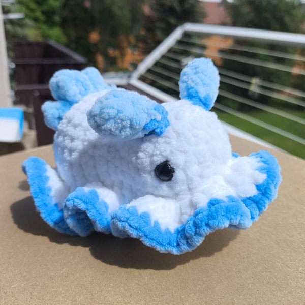 Dorid Nudibranch Amigurumi Pattern, Crochet Sea Slug Pattern Only - Etsy