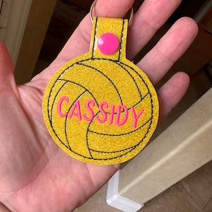 Embroidered Swim Team Keychain Swim Bag Tag - Etsy