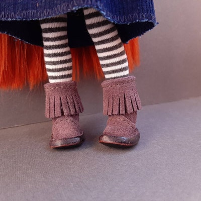 Pdf Shoe Patterns for Blythe/holala & Similar Dolls : Leather Boots - Etsy