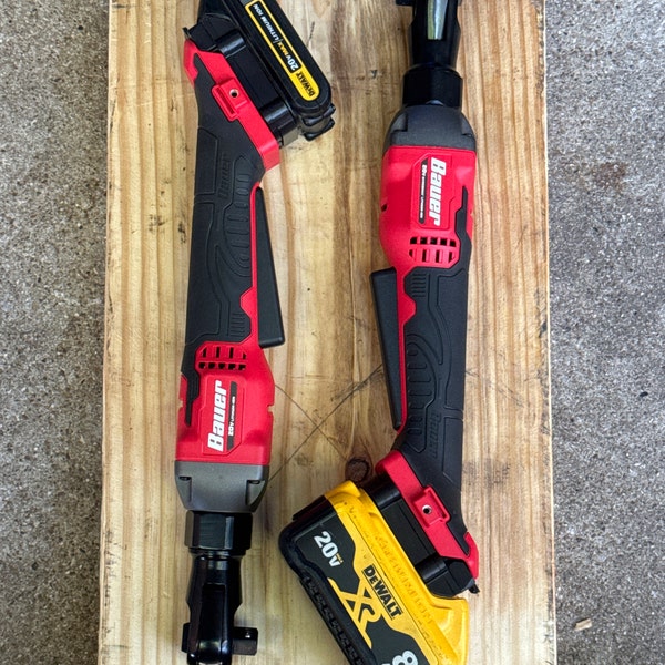 Heavy Duty Bauer / Dewalt / Hercules 20v Low profile Battery Adapter ...