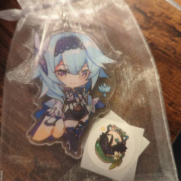 Bennett and Razor Keychains - Genshin Impact Arcylic Charms - Etsy