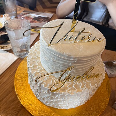 Personalized Name Cake Topper Custom Birthday Cupcake Decorations ...