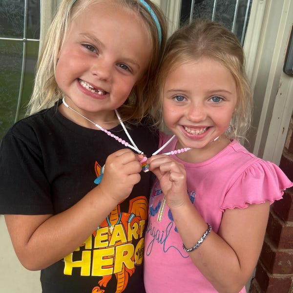 Set of 2 BFF Bracelets, Girls Friendship Bracelet, Matching Bestie ...
