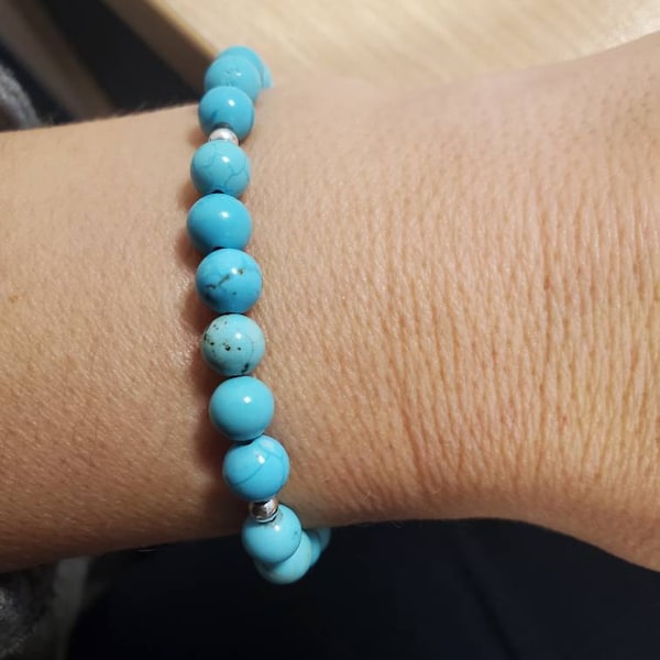 Genuine Turquoise Bracelets, Women, Men, Unisex Jewellery, Real ...