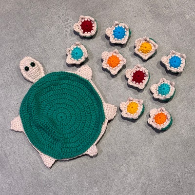 The ORIGINAL Turtle Memory Game PATTERN English Pdf ORIGINAL Stitched ...