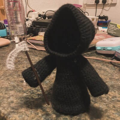GRIM REAPER Amigurumi Toy Pattern PDF Halloween Crochet Pattern. Death ...
