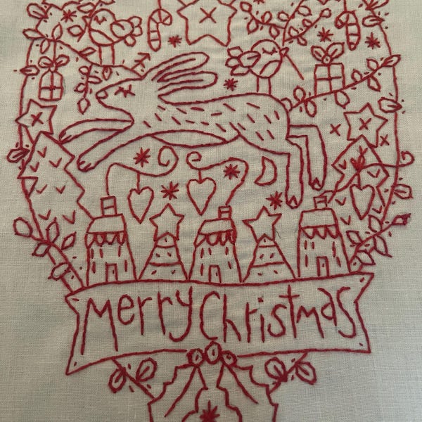 PDF PATTERN - A BUMPER Christmas Stitcheries - Over 80 Christmas Themed ...