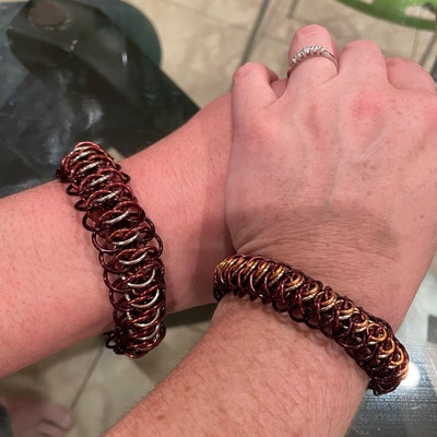 Tutorial: Helix Earrings beginner Chainmaille Project PDF - Etsy