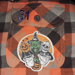 PATCH - 3 Halloween Trick or Treaters HORROR Movie III Witch Masks ...