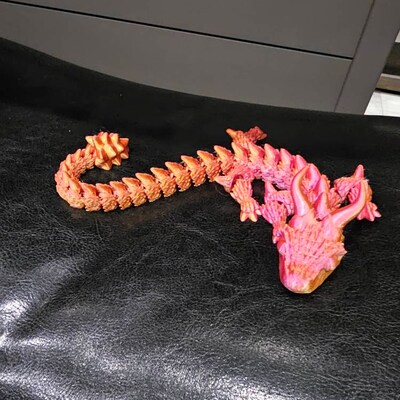 3D Printed Articulated Snake BOA Design by Cinderwing3d authorized ...