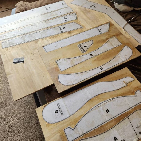 Adirondack Tall Chairs - Downloadable PDF Prints Full Size 24"x72" or ...