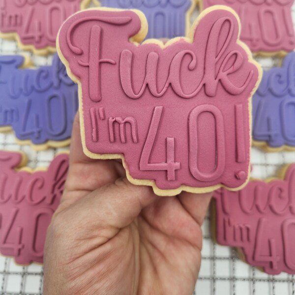 Script Name Cookie Cutter & Fondant Stamp, Debosser, Custom Cookie ...