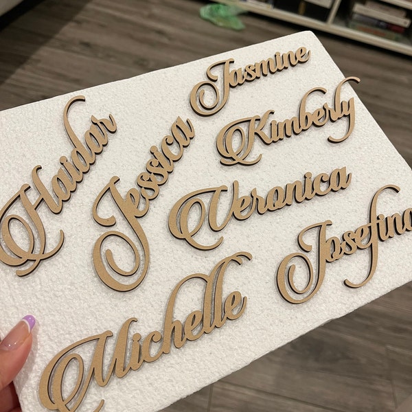 Wedding Place Cards - Place Name Settings - Custom Place Setting ...