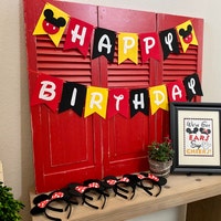 Printable Mickey Mouse 5x7 and 8x10 Mousekatools Party Sign, INSTANT ...