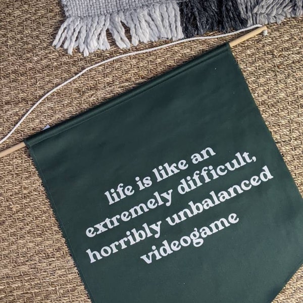 Custom Quote Banner | Custom Pennant With Any Quote in Retro Style Font ...