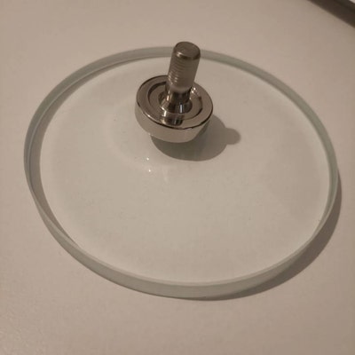 100 MM Concave Glass Spinning Base Glass Spinning Base Top Spinning ...