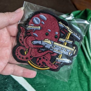 Glocktopus Starfield Patch/iron On/sew On/ Hook/ 3.54 X 4.02 - Etsy