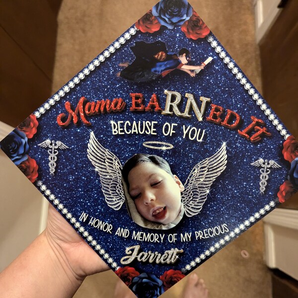 Printed Graduation Cap Topper, Shape Little Minds, Future Teacher ...