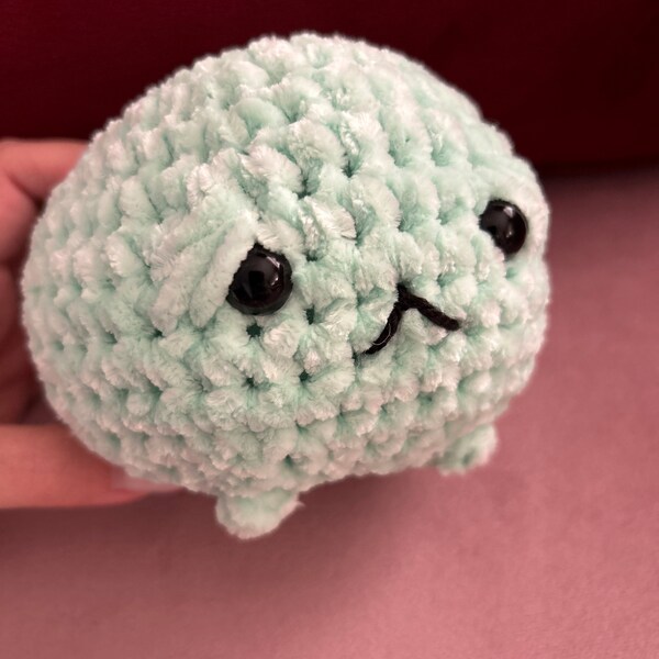 Sad Grumpy Rain Frog Crochet Amigurumi Pattern Pdf File // NOT PHYSICAL ...
