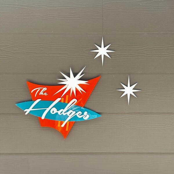 Atomic Starburst, 1/8" Acrylic, Mid Century Modern, Retro, MCM, Crafts ...