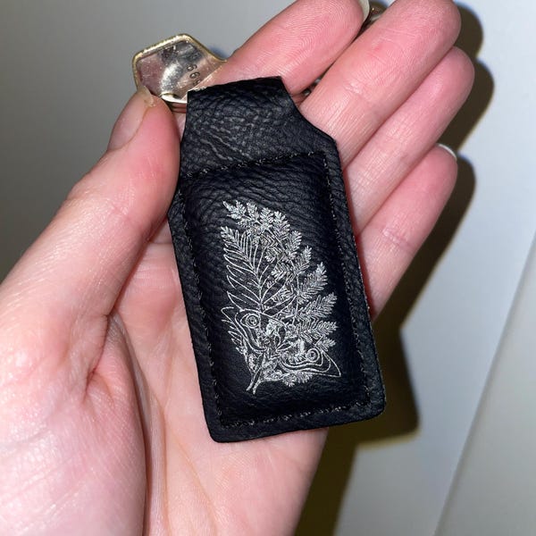 TLOU Ellie's Tattoo Keychain, Laser Engraved on Black or Grey ...