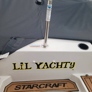 Boat Name Decal Custom Speedboat Fishing Vinyl Lettering - Etsy