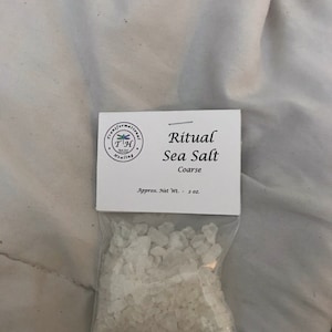 Sea Salt Coarse Ritual Cleansing Spiritual Protection Magical ...