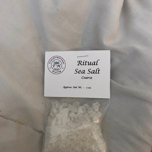 Sea Salt Coarse - Ritual Cleansing Spiritual Protection Magical ...