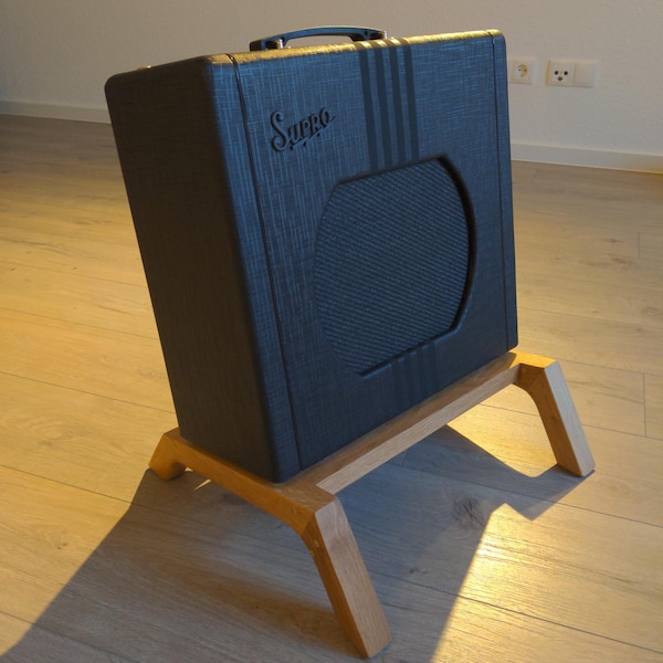Natural Amp Stand: Handmade Solid Wood Guitar Amplifier Stand - Etsy