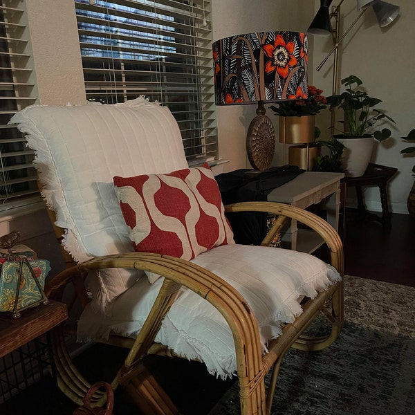 Vintage PETER MAX Colorful POP Art Leaping Man Pillowcase / Vintage Bed ...