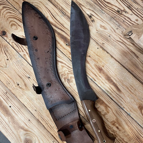 Custom Handcrafted Kukri Machete 5160 Hand Forged Spring Steel With ...