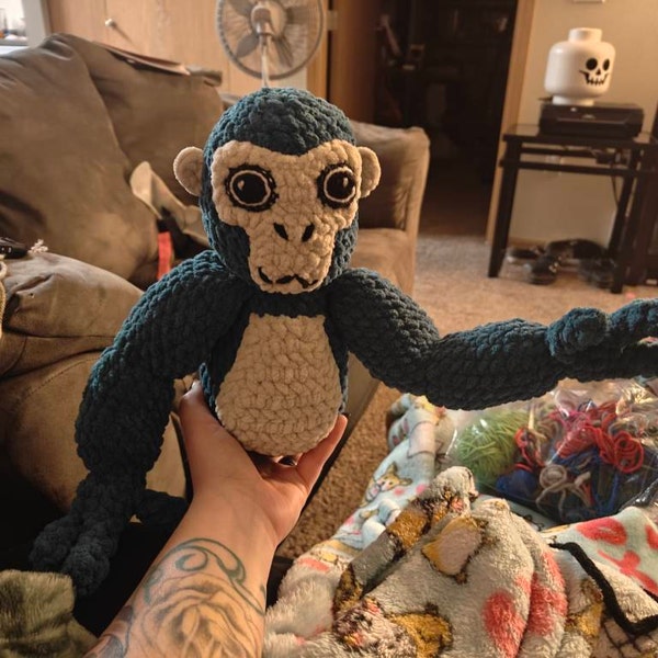 Crocheted Gorilla Tag Pattern - Etsy