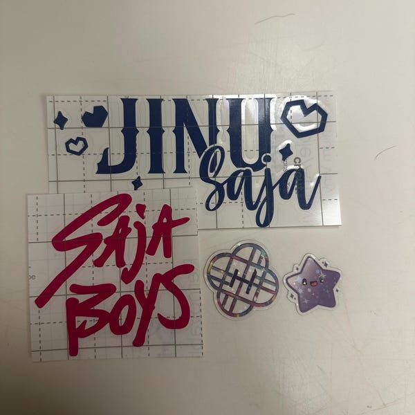 KPDH | Kpop Demon Hunters | Huntrix Saja Boys Derpy Sussie Stickers ...