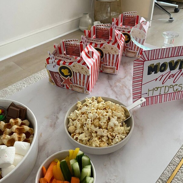 Movie Themed Party Box, Movie Night Box, Date Night Treat Box ...