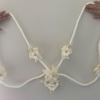 White Wedding Lasso Traditional Wedding Lasso Lazo De Boda Wedding ...