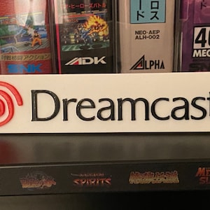 Sega Dreamcast Logo Shelf Sign/fridge Magnet Retro Video Games Logo - Etsy
