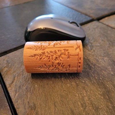 Scm-216 Medium Round Wood Pottery Stamp Sea Turtle 3 - Etsy