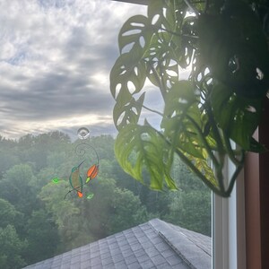 Hummingbird Stained Glass Window Hangings Hummingbird Gift - Etsy