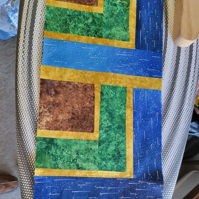 Earth Panel, Solar System Fabric Panel Quilt Panel / 24x44 Planetary ...