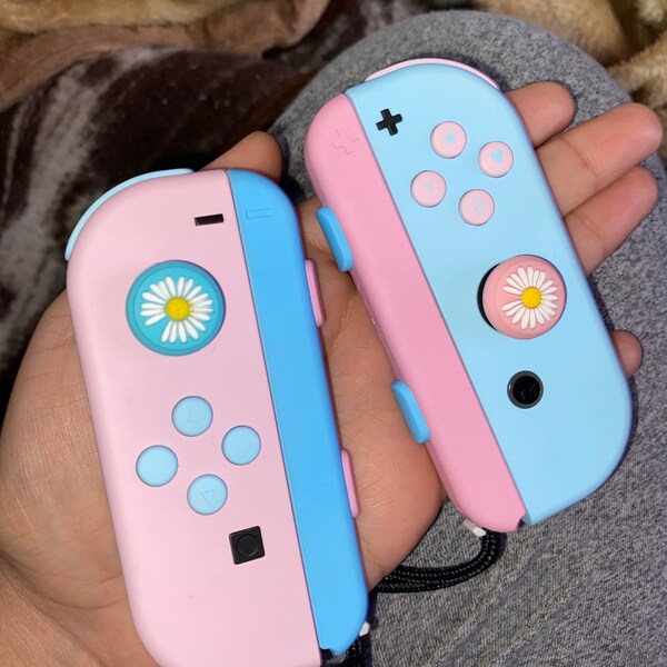 Custom Pastel Baby Pink and Blue Nintendo Switch Joy-con Joycon ...