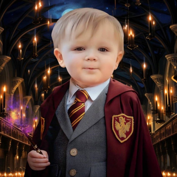 Wizard Witch Custom Portrait for Couples, Family, and Pet. Unique ...