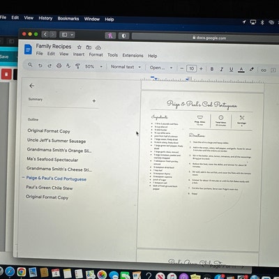 4x6 and 5x7 Recipe Card Template, Recipe Card MS Word Template ...