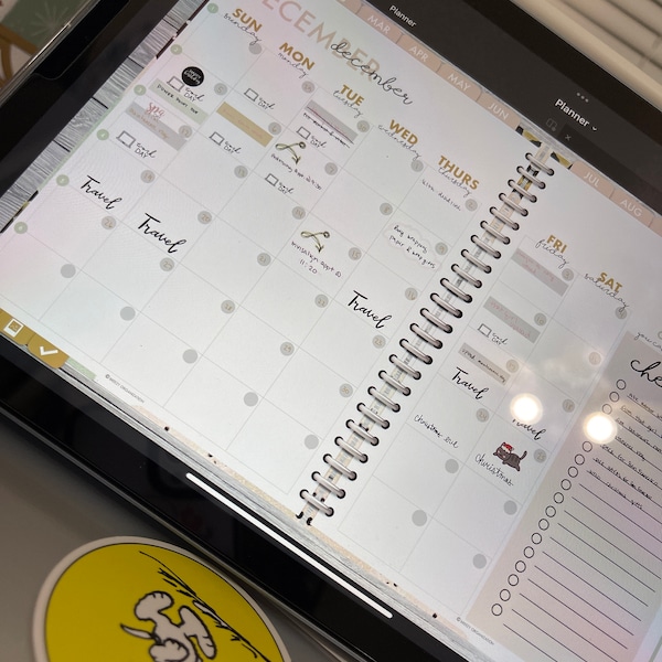 Life Planner Undated | Digital Life Planner Easy Customizable Planner ...