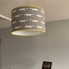 Scion Little Fox Fabric Lampshade in Grey and Snow - Etsy UK