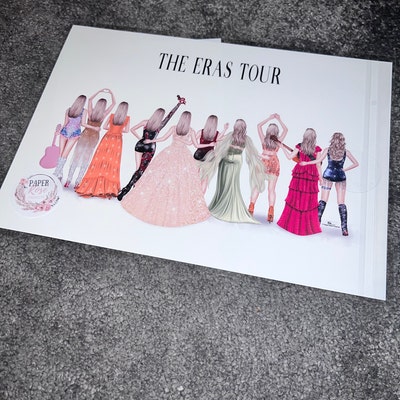 Taylor Eras Tour VERSION 1 customisable Unframed Art Print - Etsy Australia
