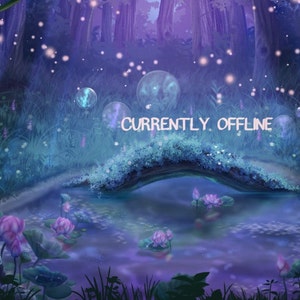 Animated Twitch Stream Package Overlay: Light Fairy Flying in Celestial ...
