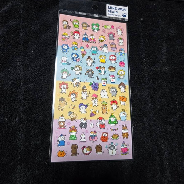 Clear Sticker - Mini Cat - All Season Celebration Planner Stickers - 1 ...