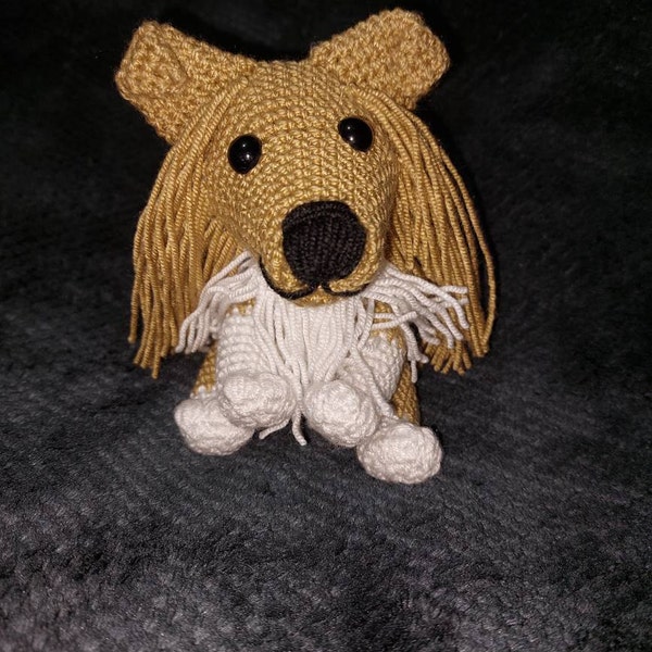 Rough Collie Amigurumi Crochet Pattern - Etsy
