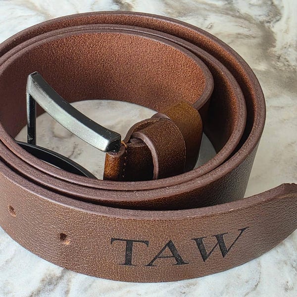Personalized Belt, Custom Leather Belt, Name Belt, Custom Belt, Fathers ...