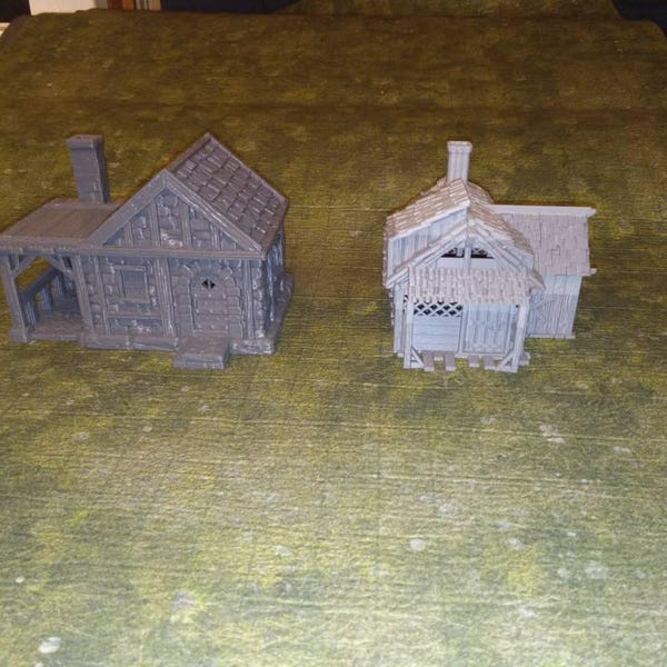 Medieval Town Set 04 - Bell Tower Farm - Etsy